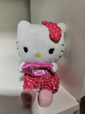 Sanrio | Toys | Sanrio Hello Kitty Valentine Pink Heart Polka Dots Cute ...